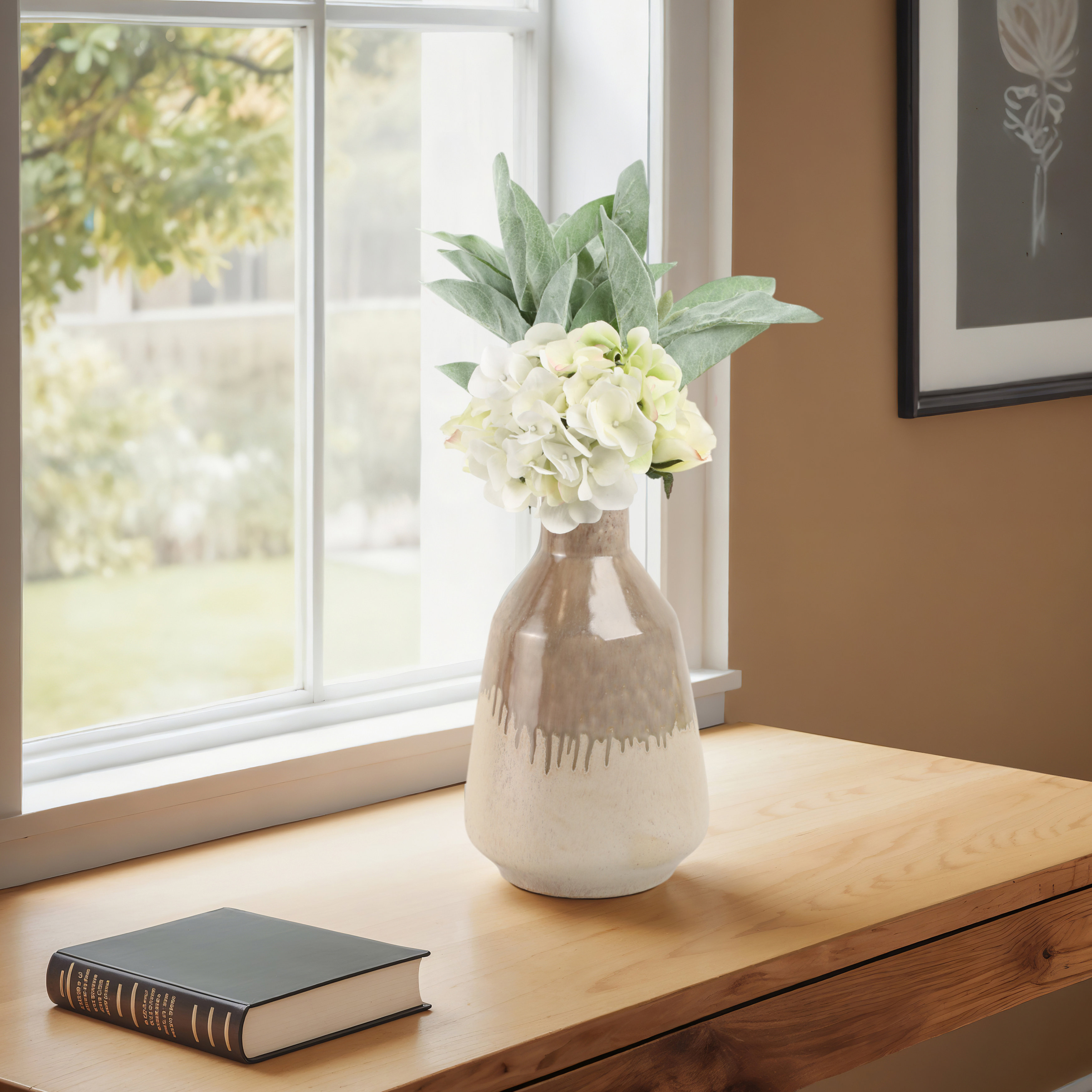 Red Barrel Studio Earthenware Decorative Vase Handmade Modern Pottery ...