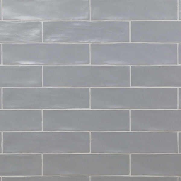Qube Tiles Cortina Kezma 3" x 12" Zellige Matte Subway Wall Tile ...