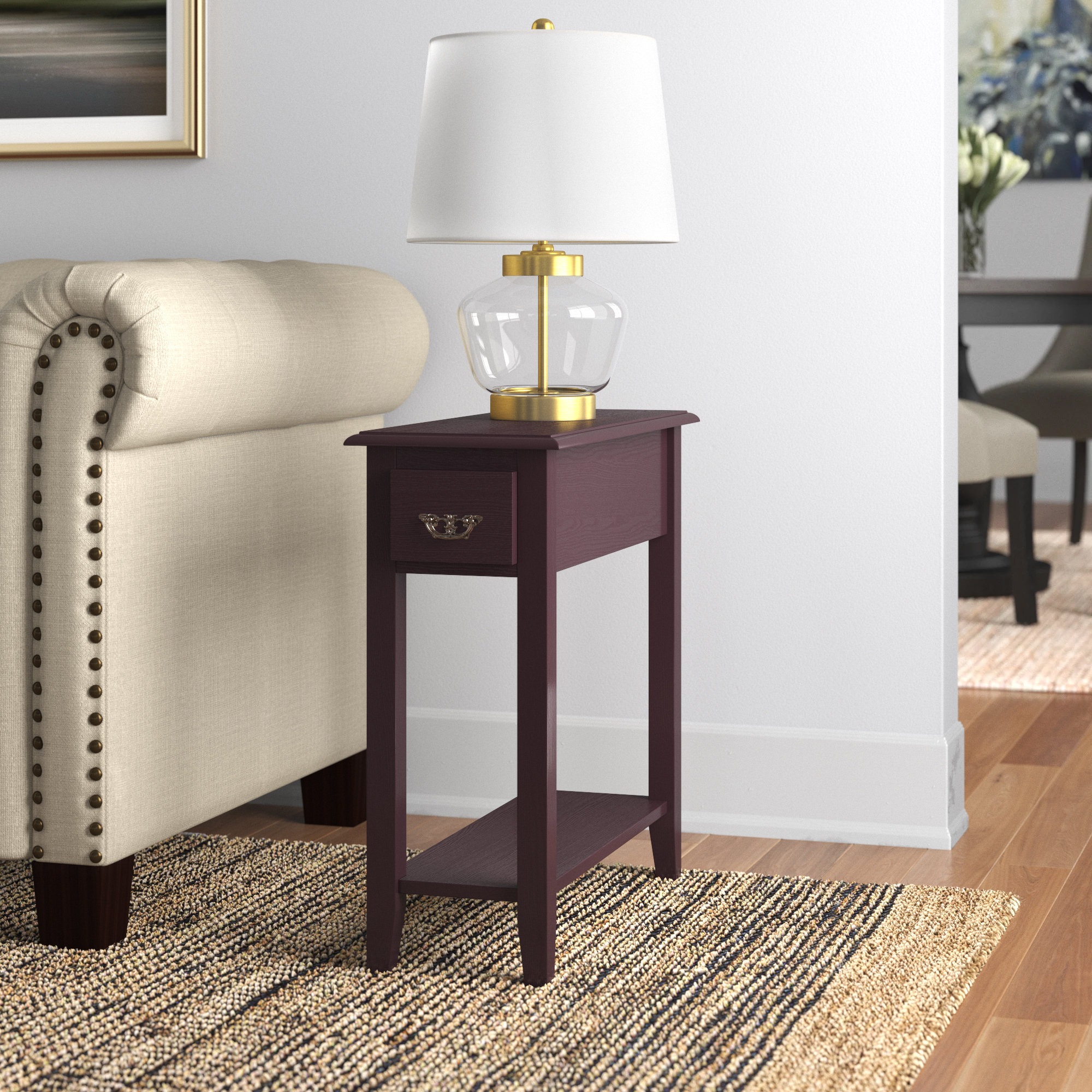 Three Posts Avon Side Table with Storage & Reviews | Wayfair.co.uk