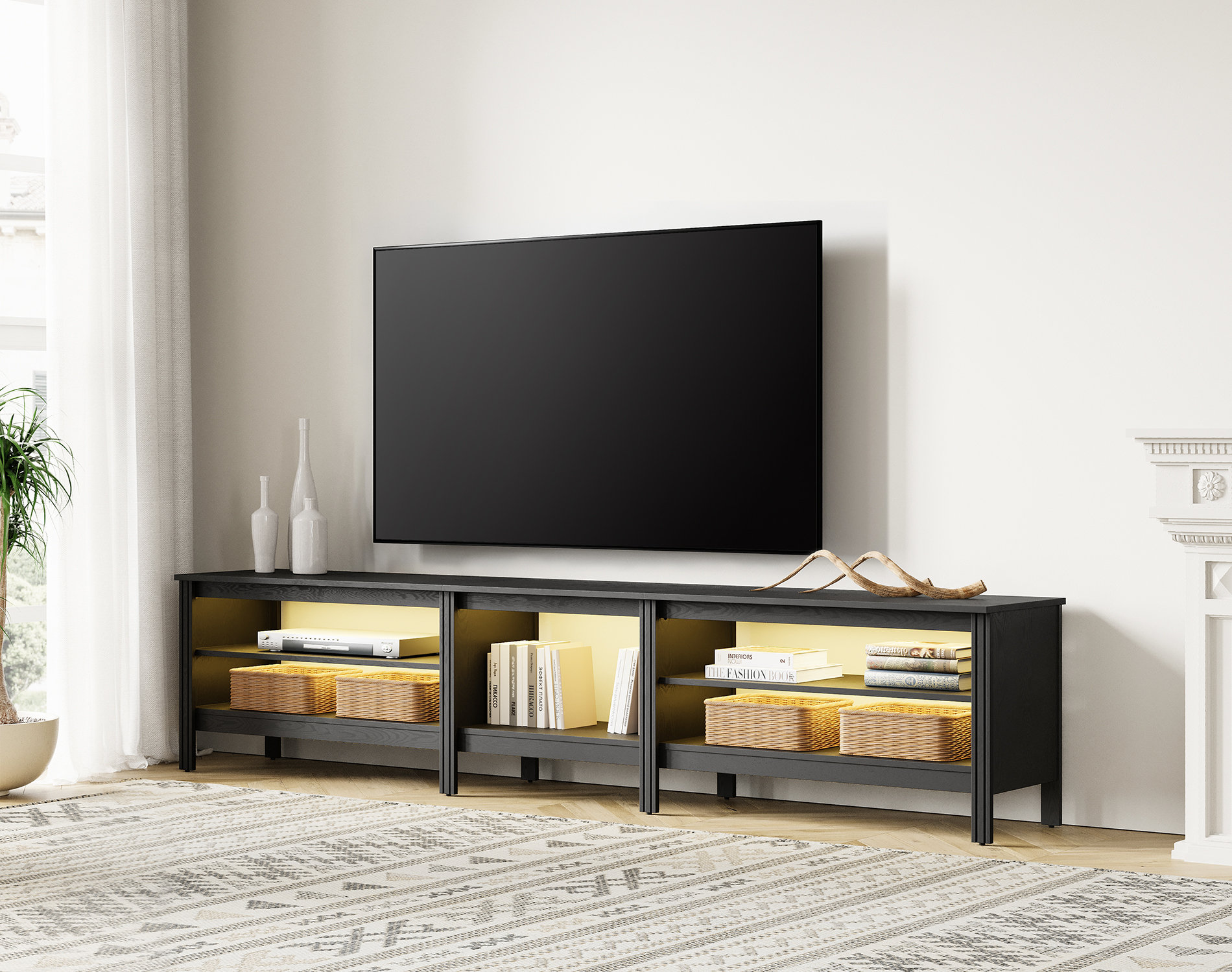 Ivy Bronx Arlisha TV Stand for TVs up to 88" - Wayfair Canada