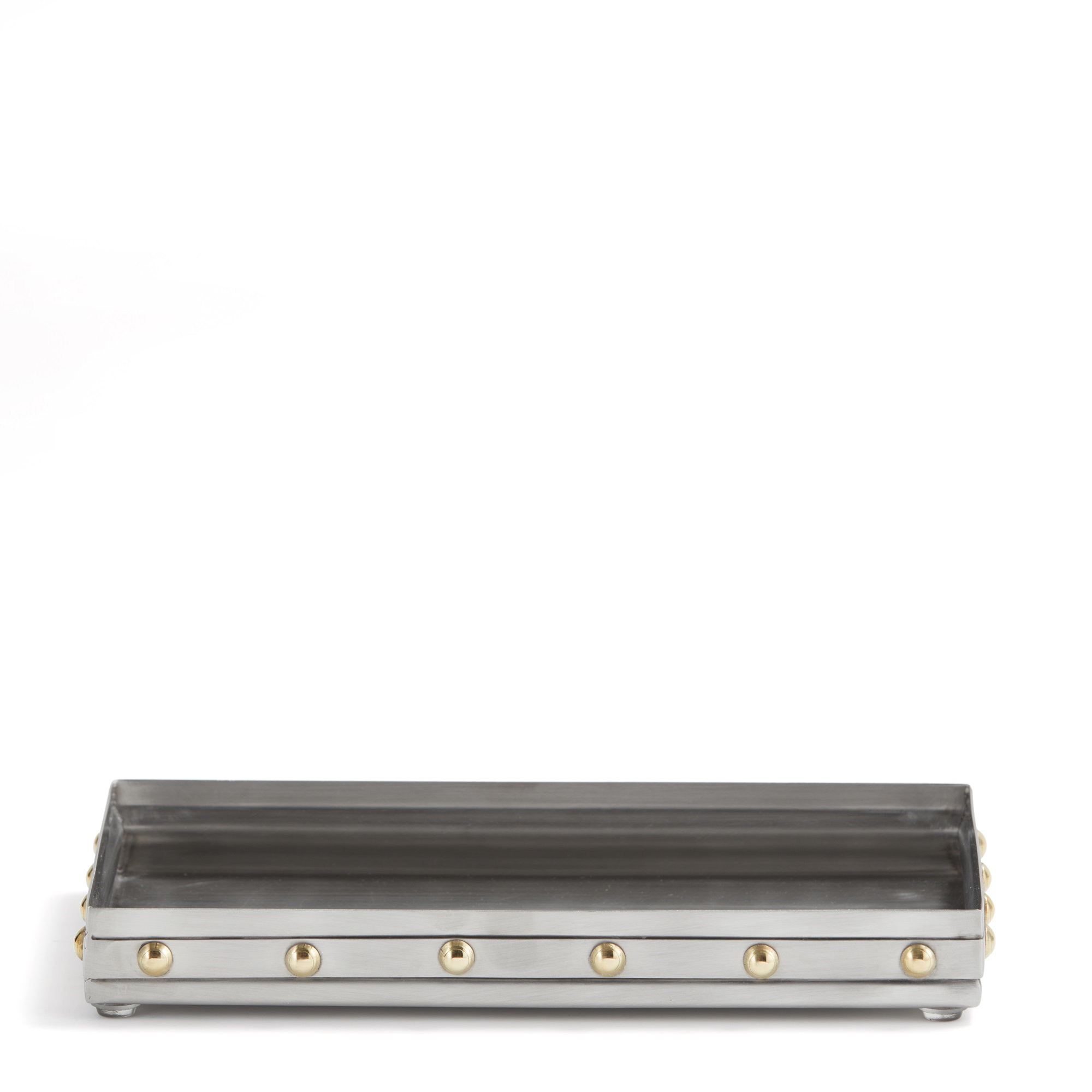 Roselli Trading Company Rivets Bathroom Accessory Tray | Wayfair
