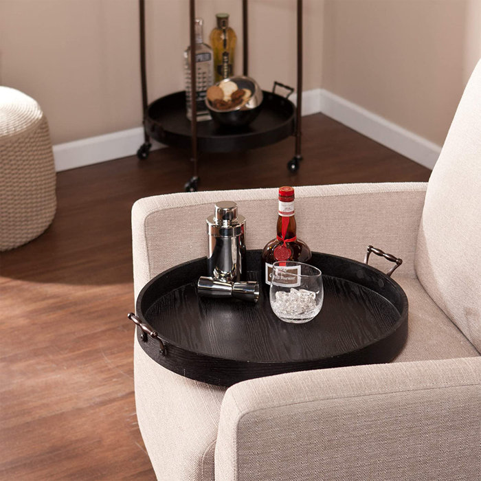 17 Stories Colo Metal Bar Cart & Reviews | Wayfair