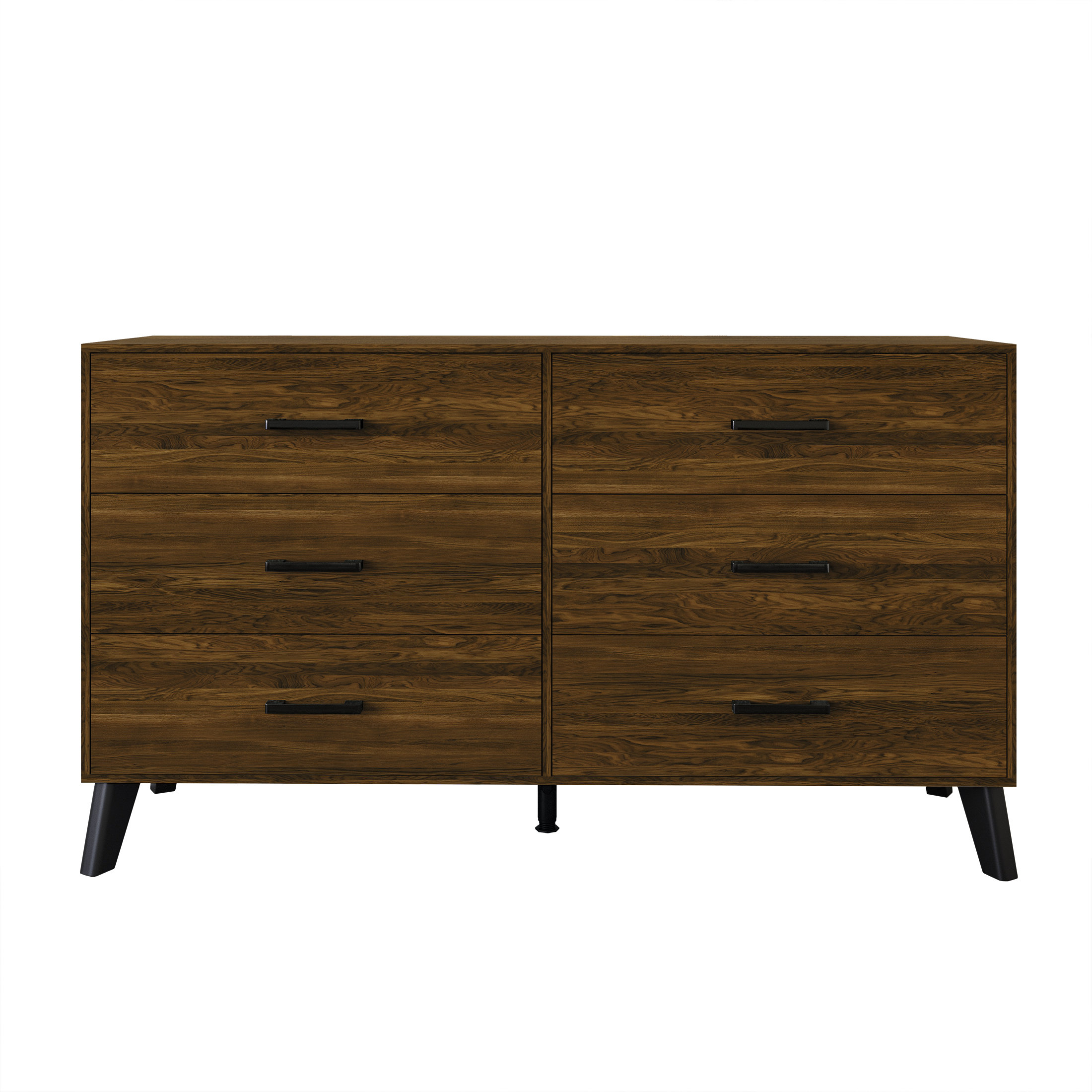 George Oliver Jeweldine 6 Drawer 52.56" W Double Dresser & Reviews ...