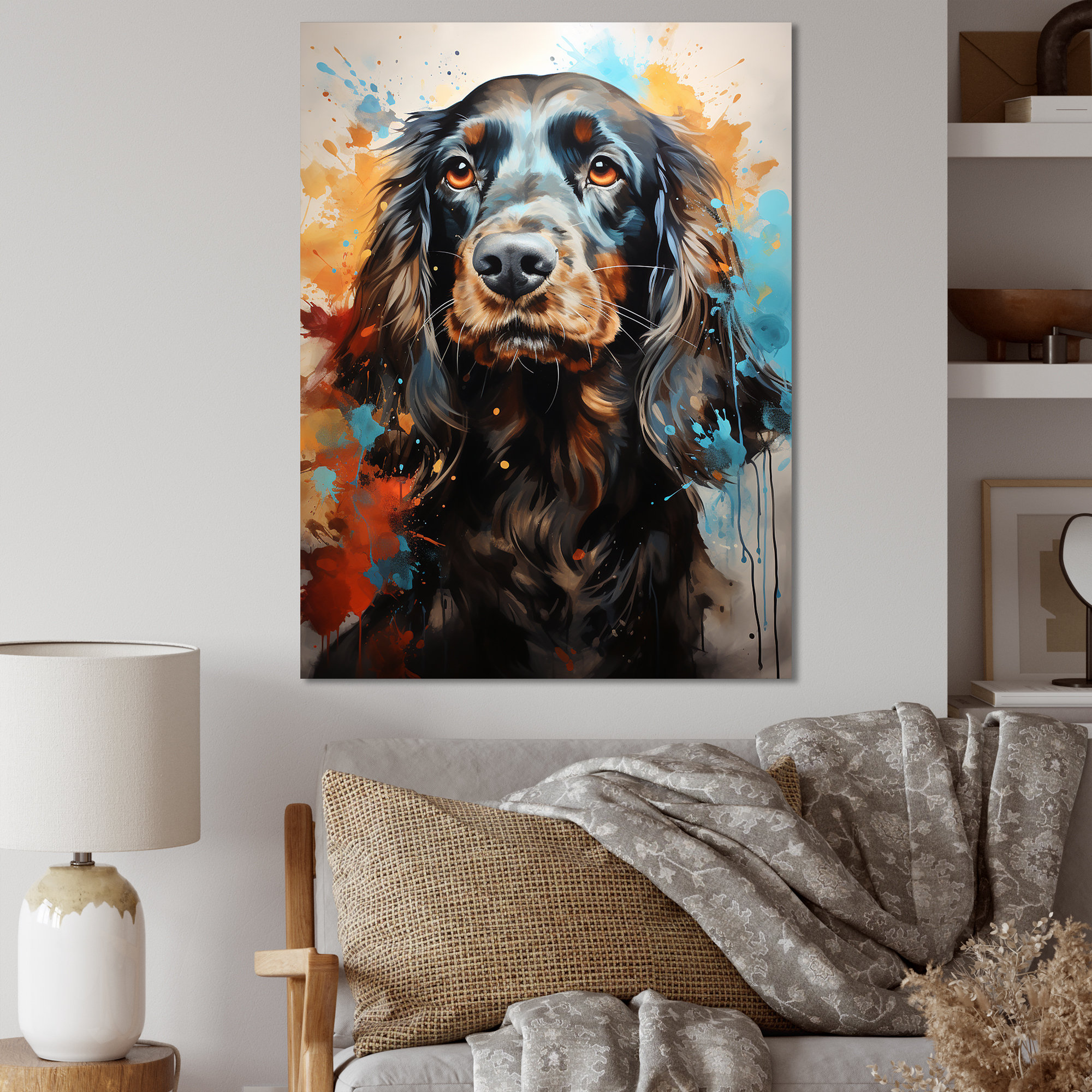 Winston Porter Cocker Spaniel Canvas I - Dog Canvas Wall Art - Wayfair ...