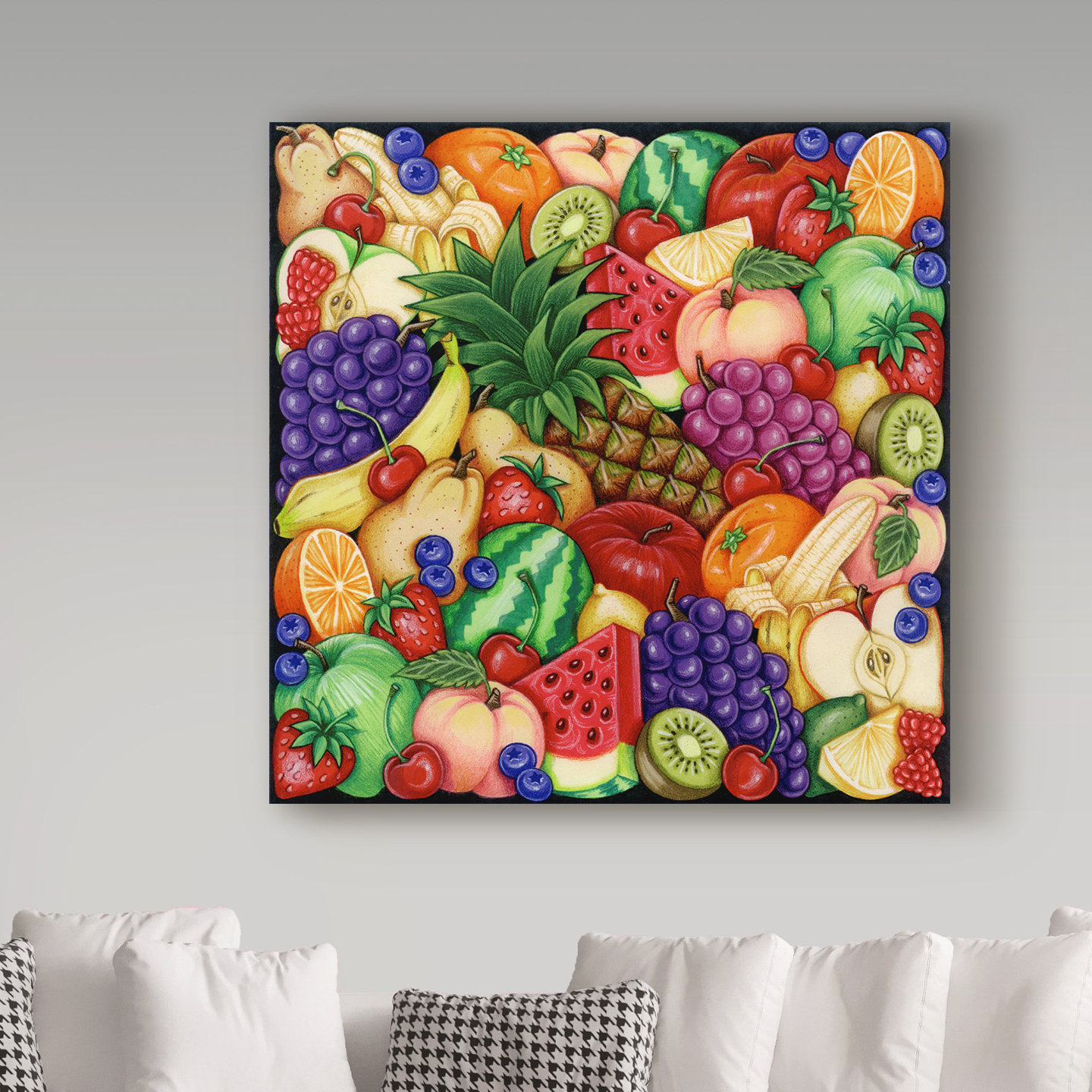 Fruit Collage Art