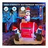 The Holiday Aisle® 6 FT Christmas Inflatables Penguin Mailbox Outdoor ...
