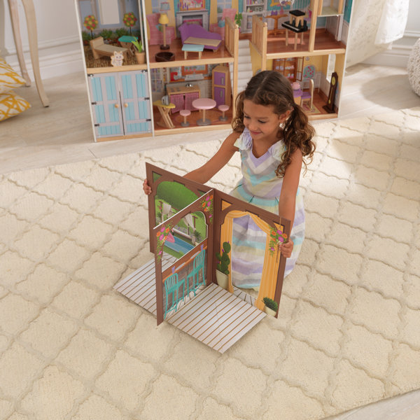 KidKraft On-the-Go Play Storybook Extended Dollhouse Playset | Wayfair