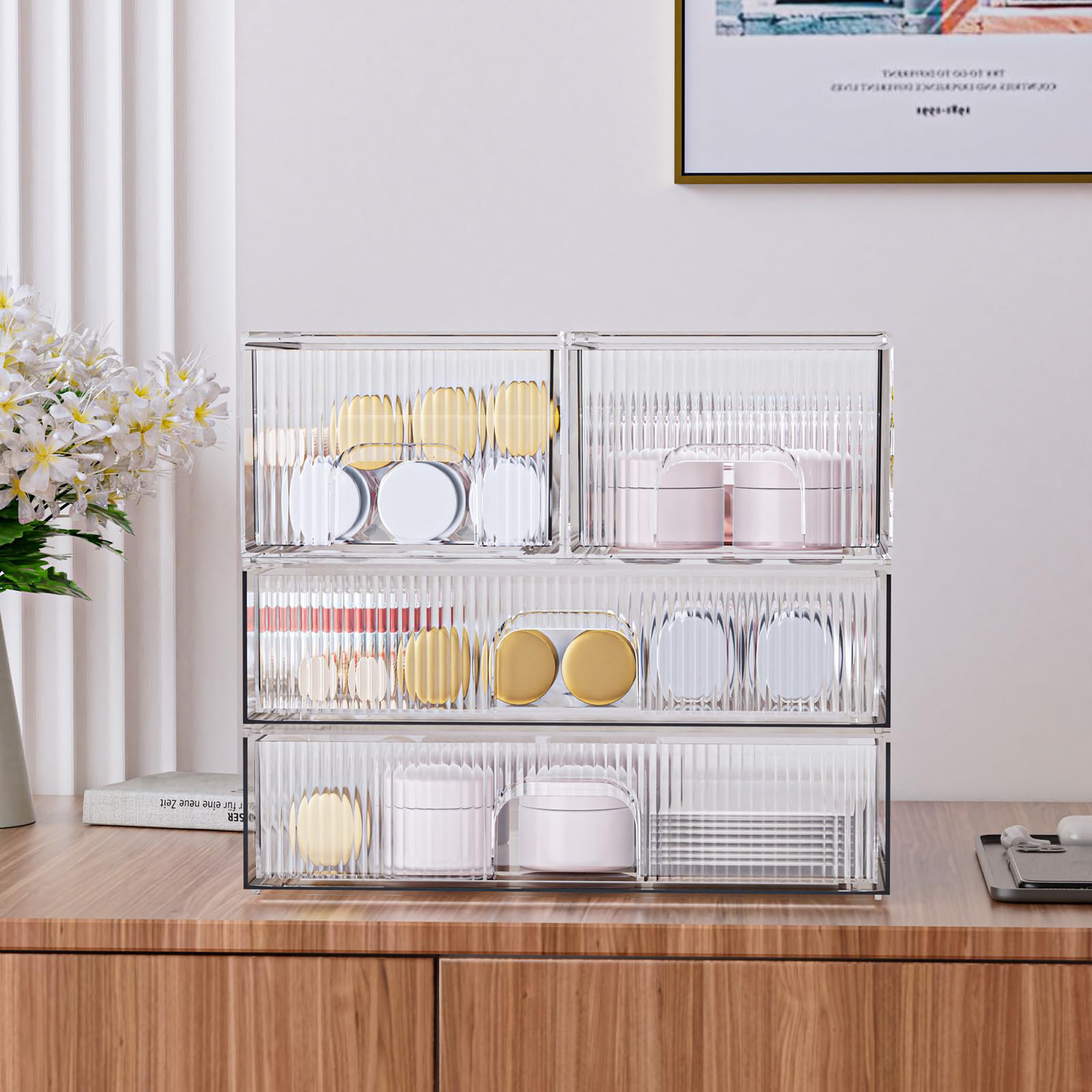 Rebrilliant Stackable Storage Box, Acrylic Organizer - Wayfair Canada