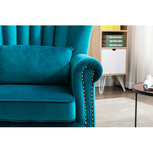 Rosdorf Park Dorava Velvet Accent Chair & Reviews | Wayfair