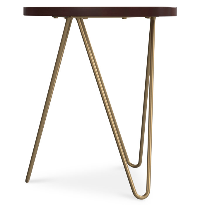 Union Rustic Patrice Metal and Wood Accent Table & Reviews | Wayfair