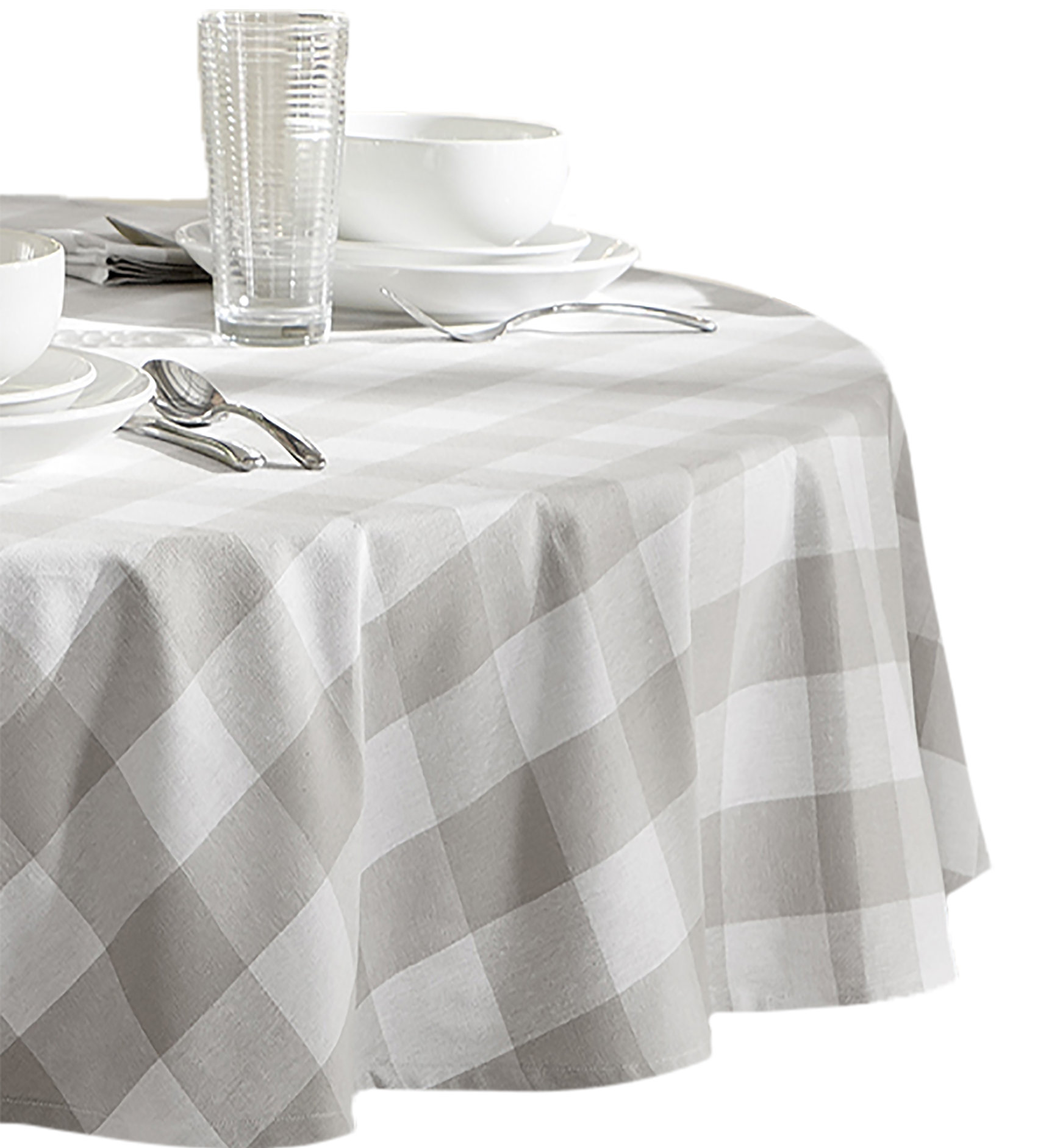 Gracie Oaks Skookum Buffalo Check Tablecloth & Reviews | Wayfair