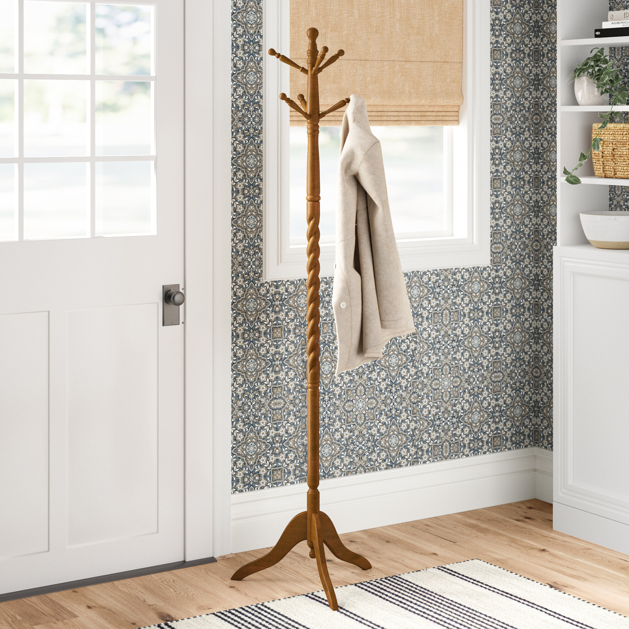 Alcott Hill® Clarisa Freestanding Coat Rack & Reviews | Wayfair