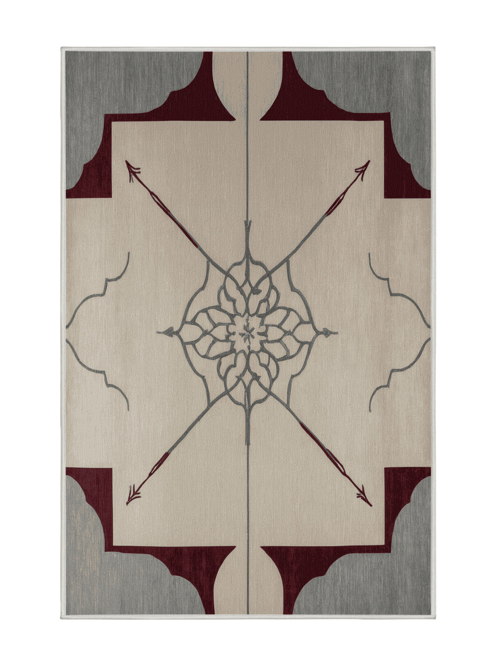 Charlton Home® Angular Ascent Rug | Wayfair