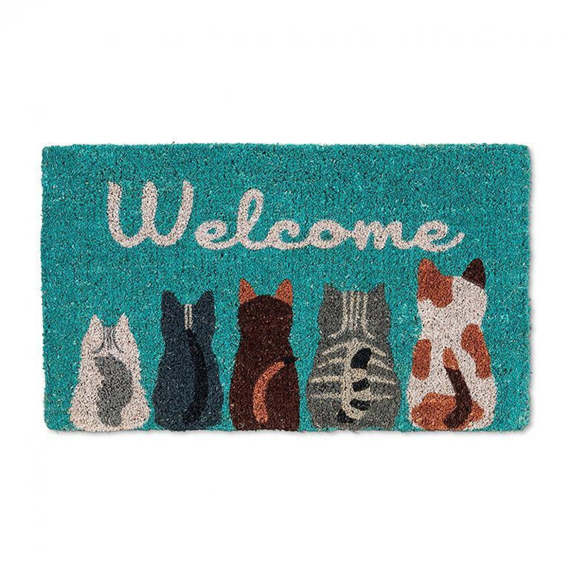 Dakota Fields Cats "Welcome" Doormat | Wayfair
