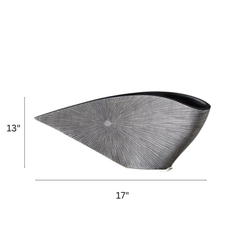 Brayden Studio® Grey Asymetrical Polyresin Vase | Brayden Studio ...