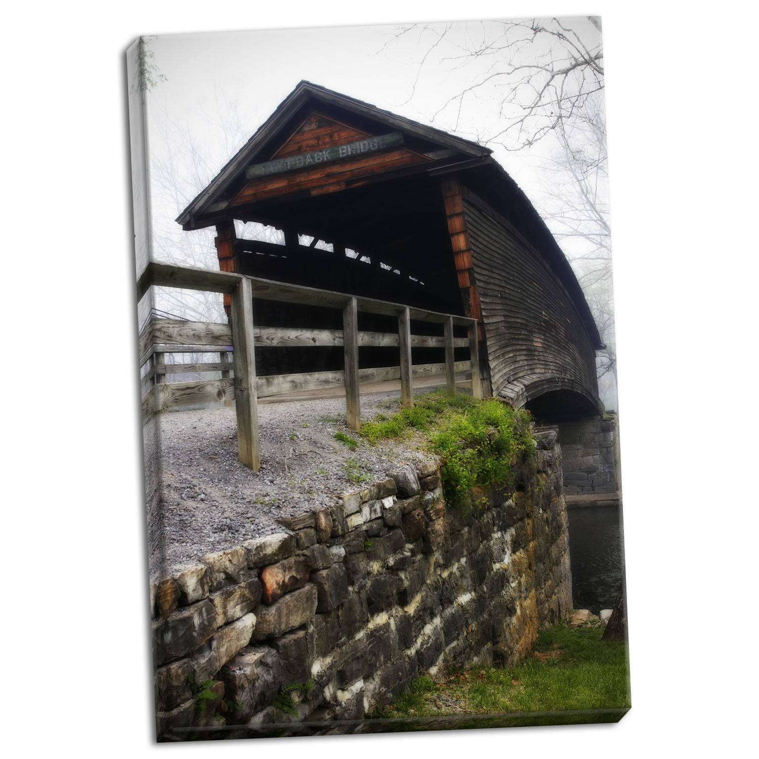 Millwood Pines 'Humpback Bridge III' Photographic Print on Wrapped ...