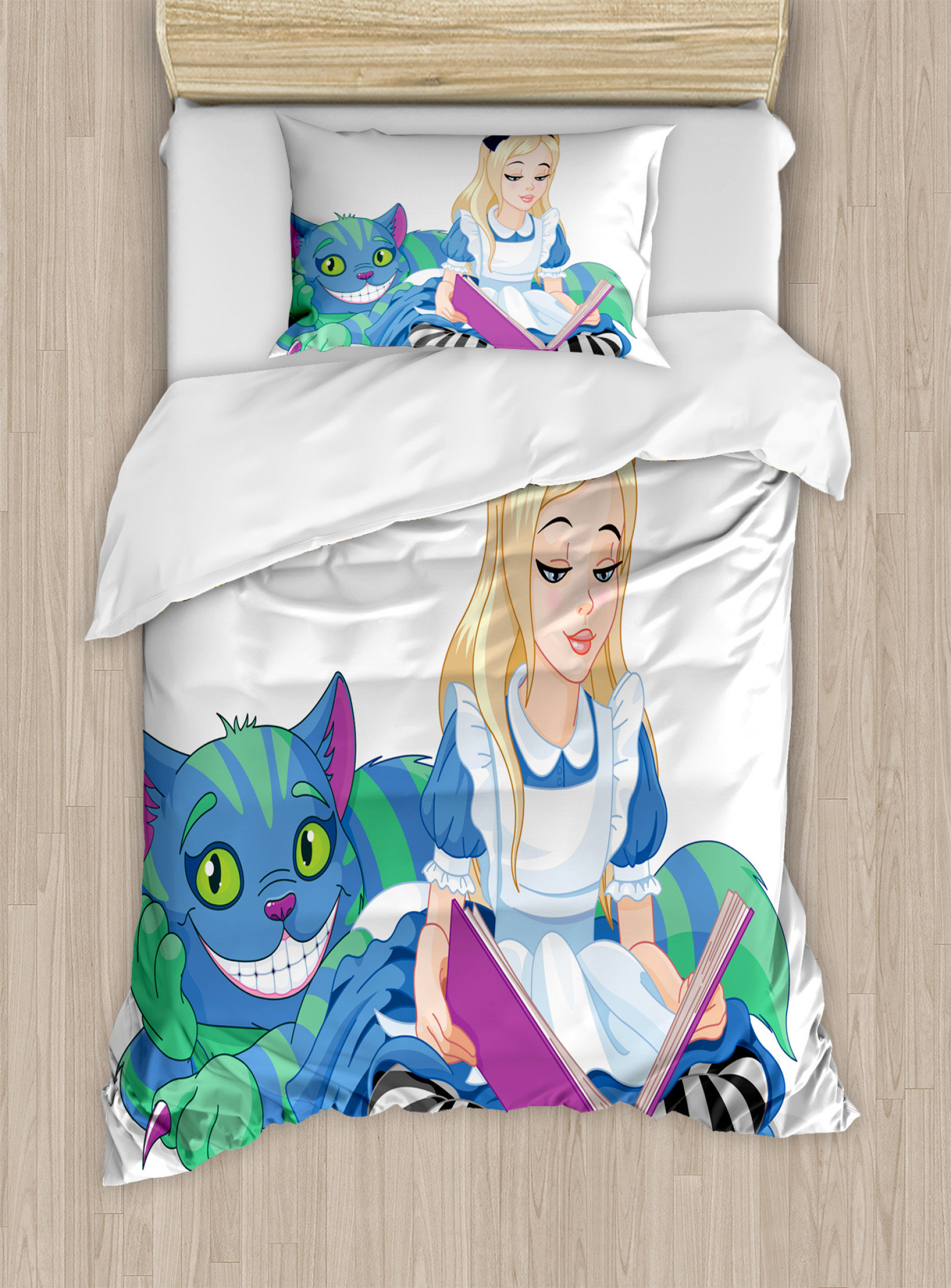 Ambesonne Alice in Wonderland Duvet Cover Set | Wayfair
