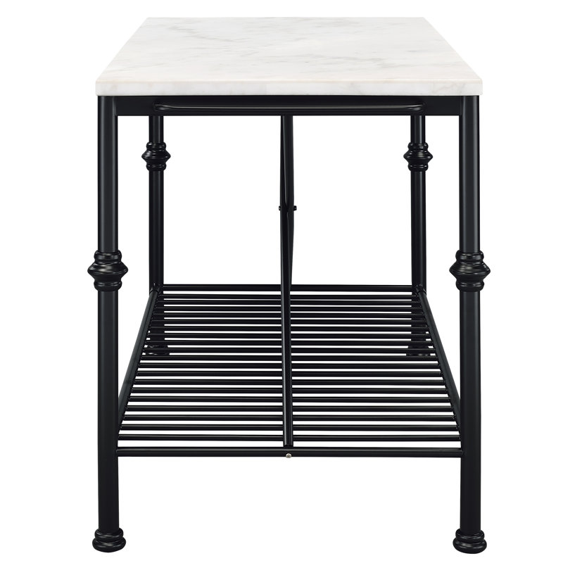 Lark Manor Allisun Marble Kitchen Island | Wayfair