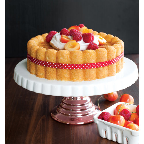 Nordic Ware Non-Stick Round Charlotte Cake Pan & Reviews | Wayfair