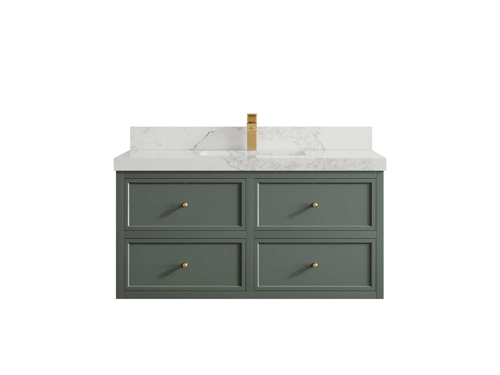 Willow Collections Roswell Floating 42'' Single Bathroom Vanity with ...