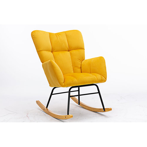 Yellow Rocking Chairs You'll Love | Wayfair