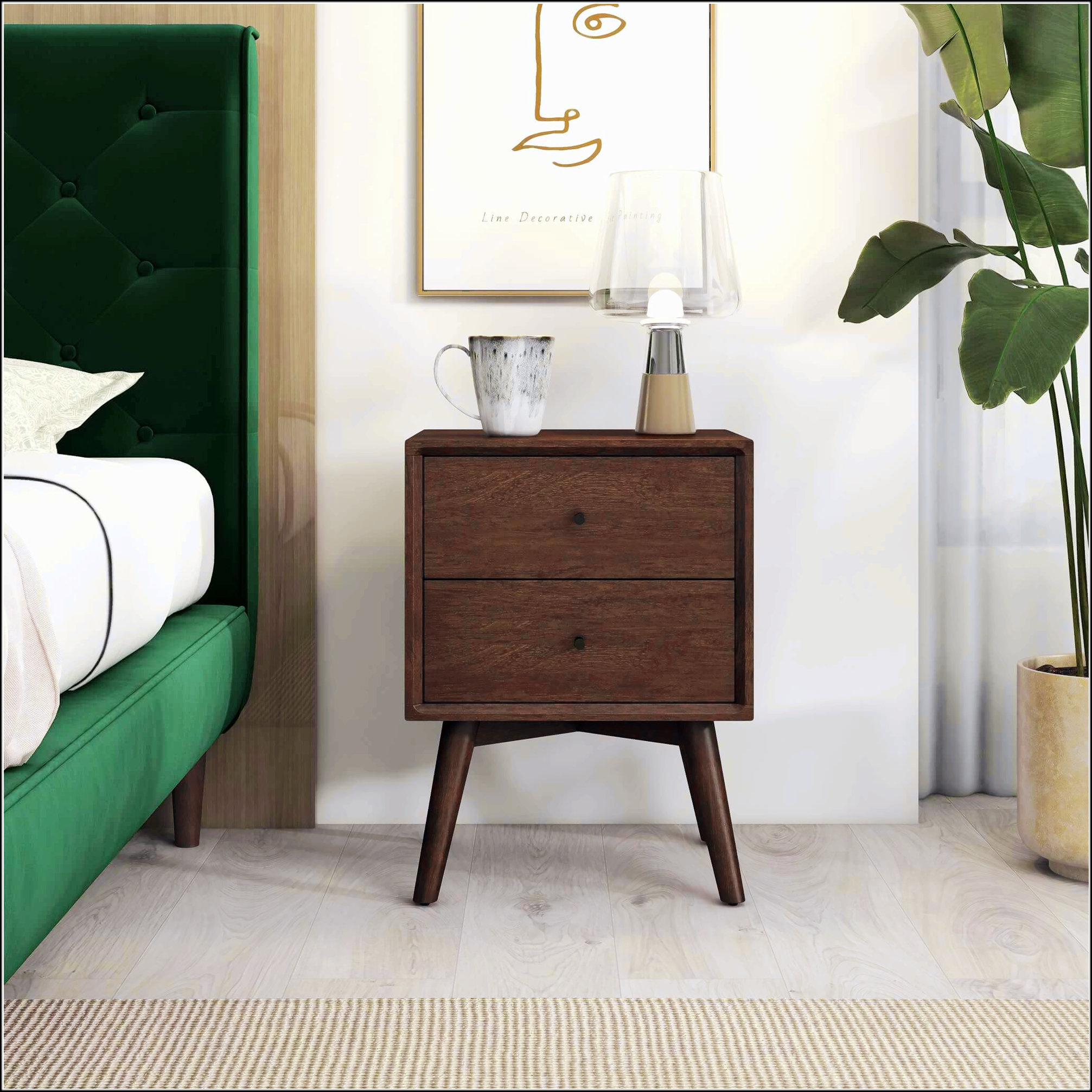 Corrigan Studio Mid-Century Modern Caroline Night Stand - Wayfair Canada