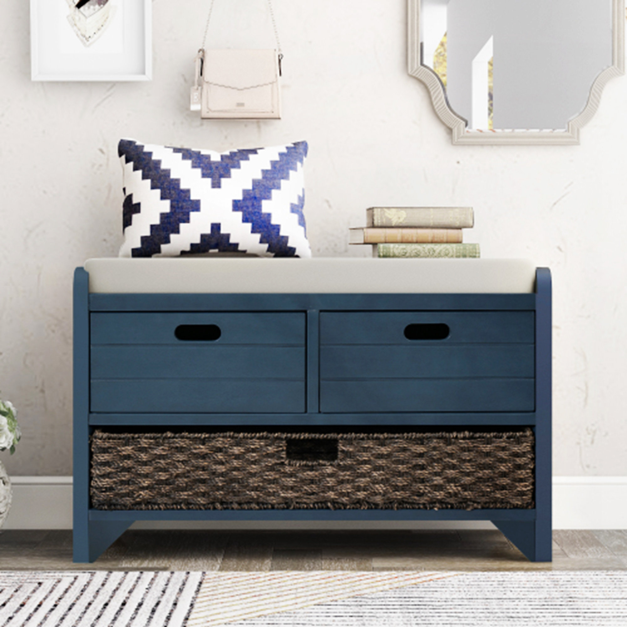 Winston Porter Culbane Drawers Storage Bench | Wayfair