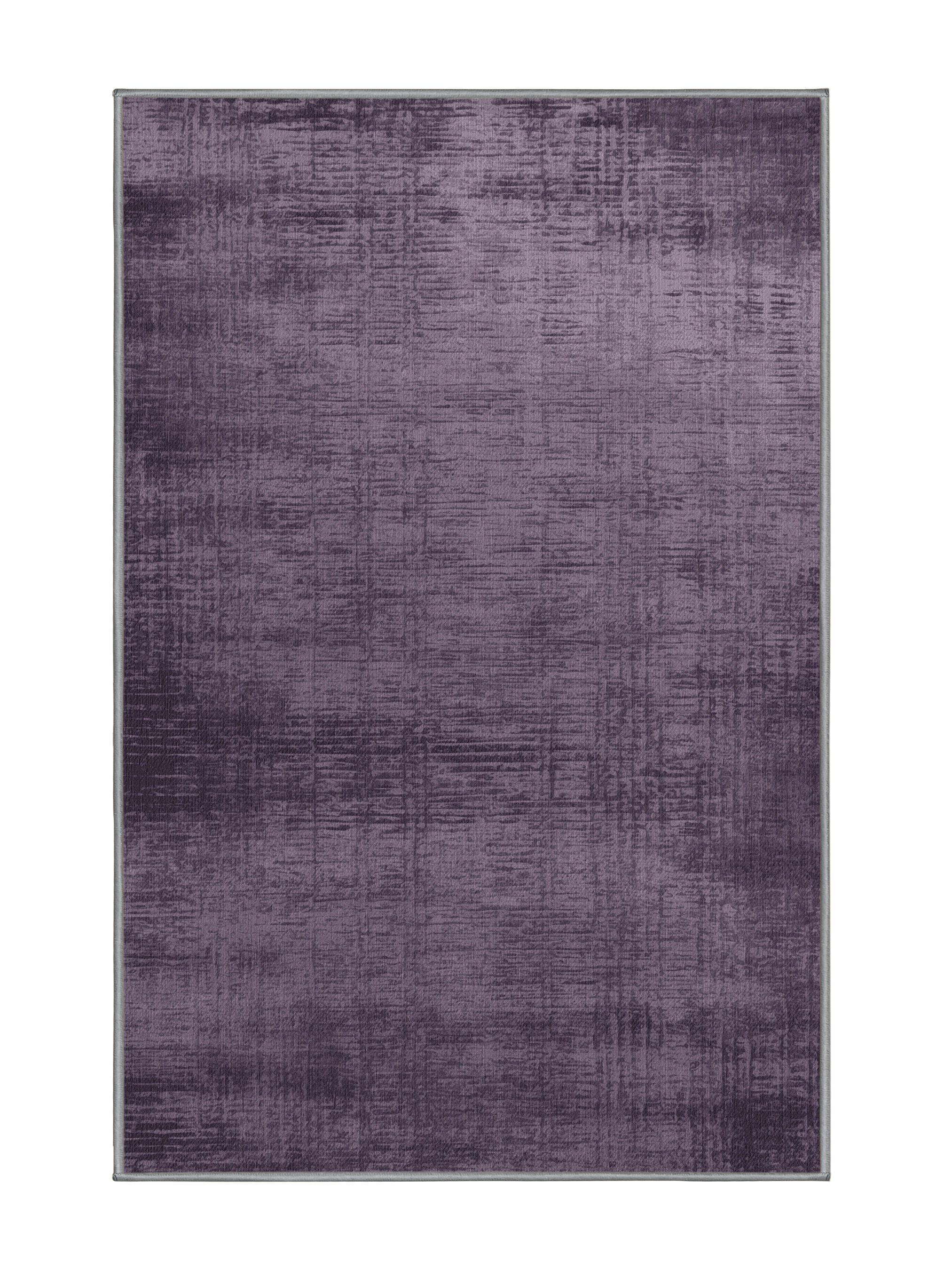 Hokku Designs Machine Washable Abstract Purple Area Rug | Wayfair