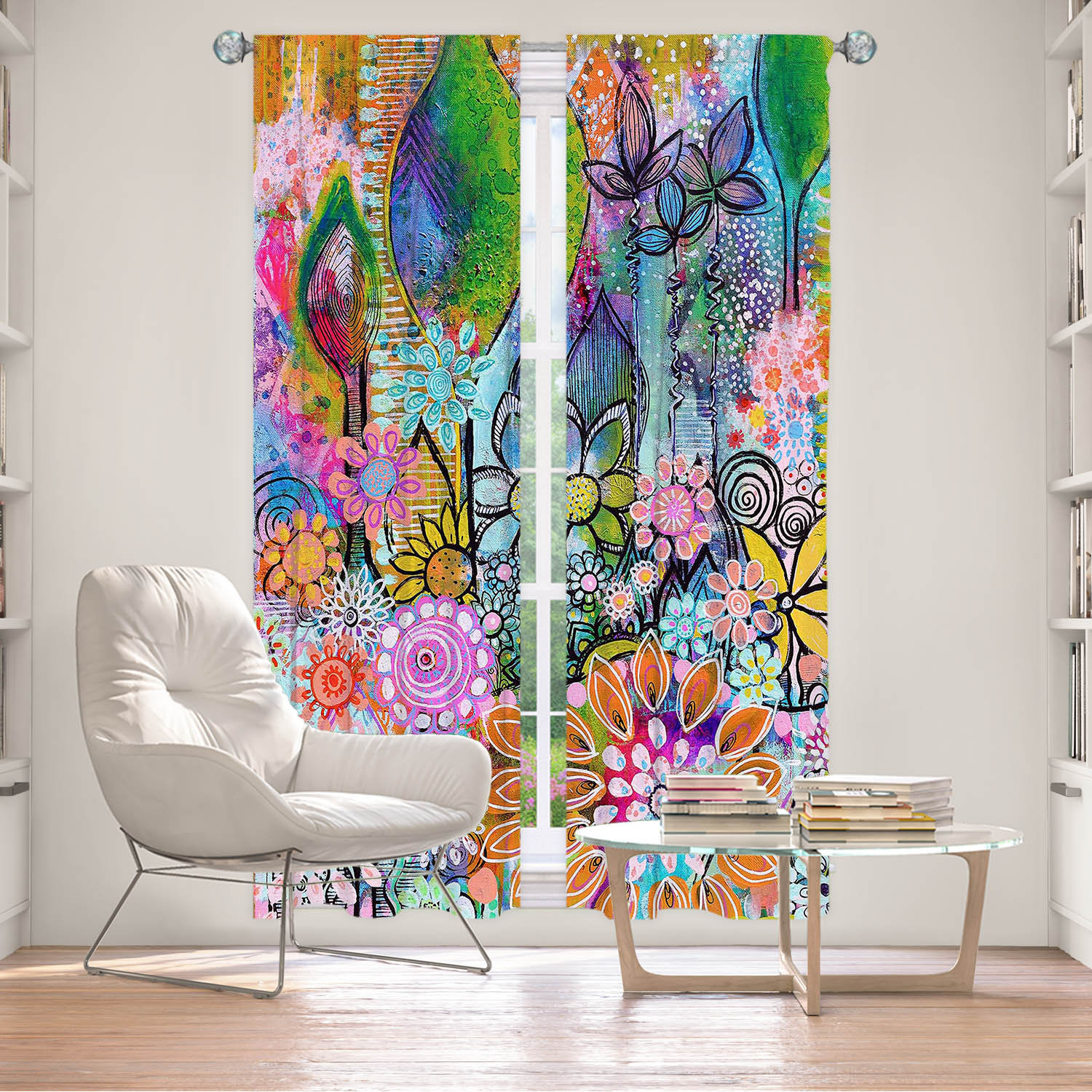 East Urban Home Polyester Room Darkening Filters Out Most Light Curtain ...