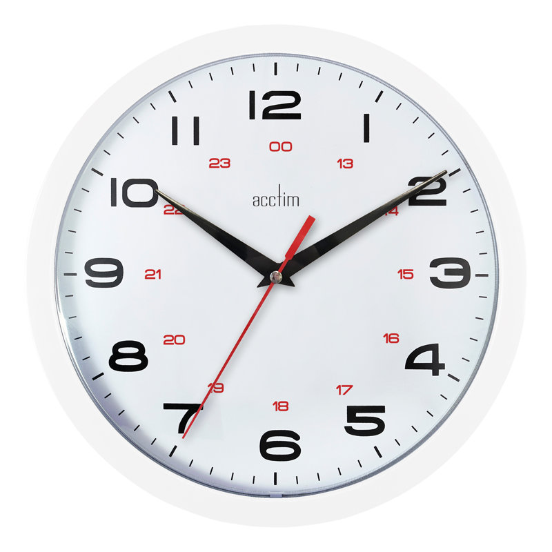 Acctim Aylesbury Office Wall Clock White | Wayfair.co.uk