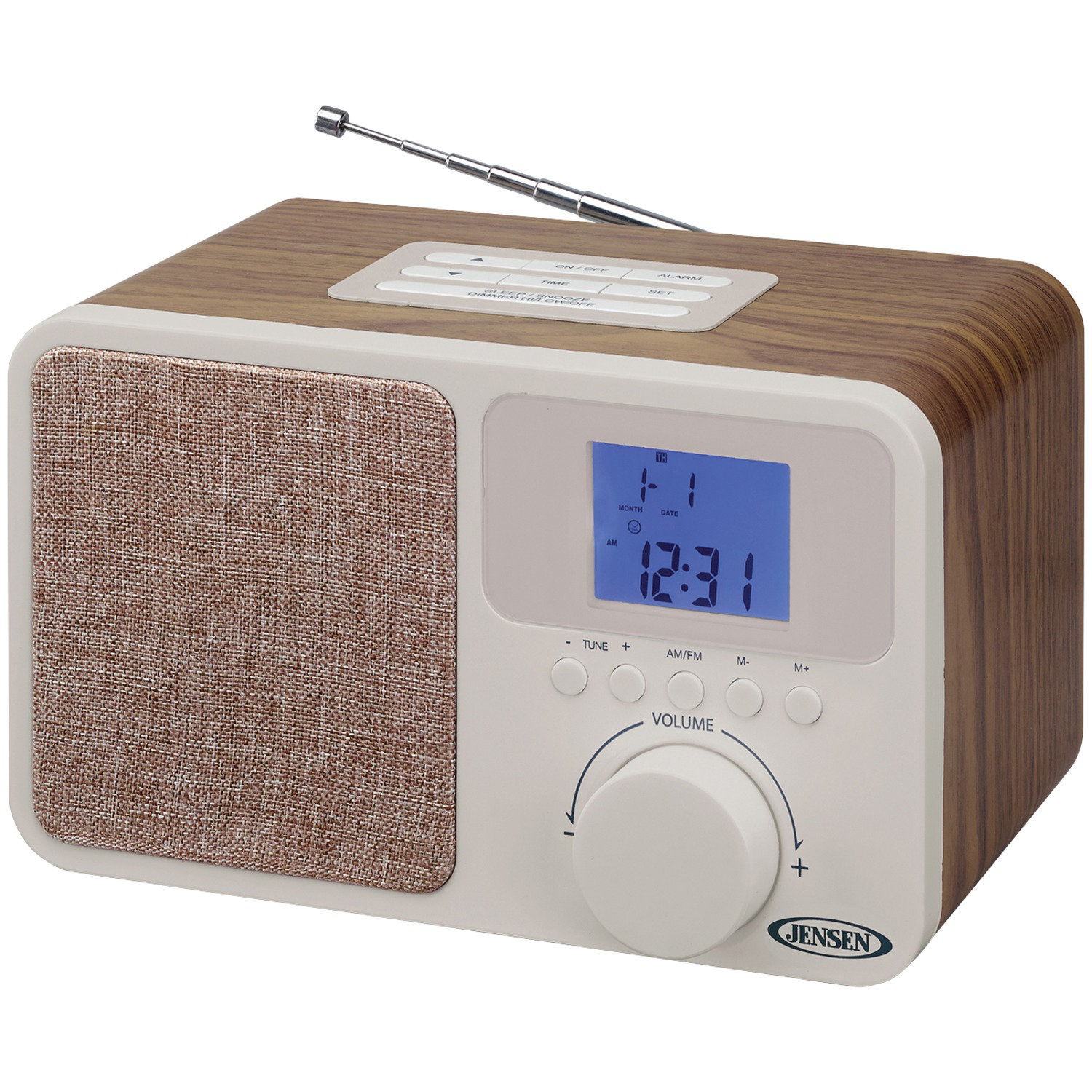 Jensen Mobile Digital AM/FM Dual Alarm Radio Tabletop Clock | Wayfair