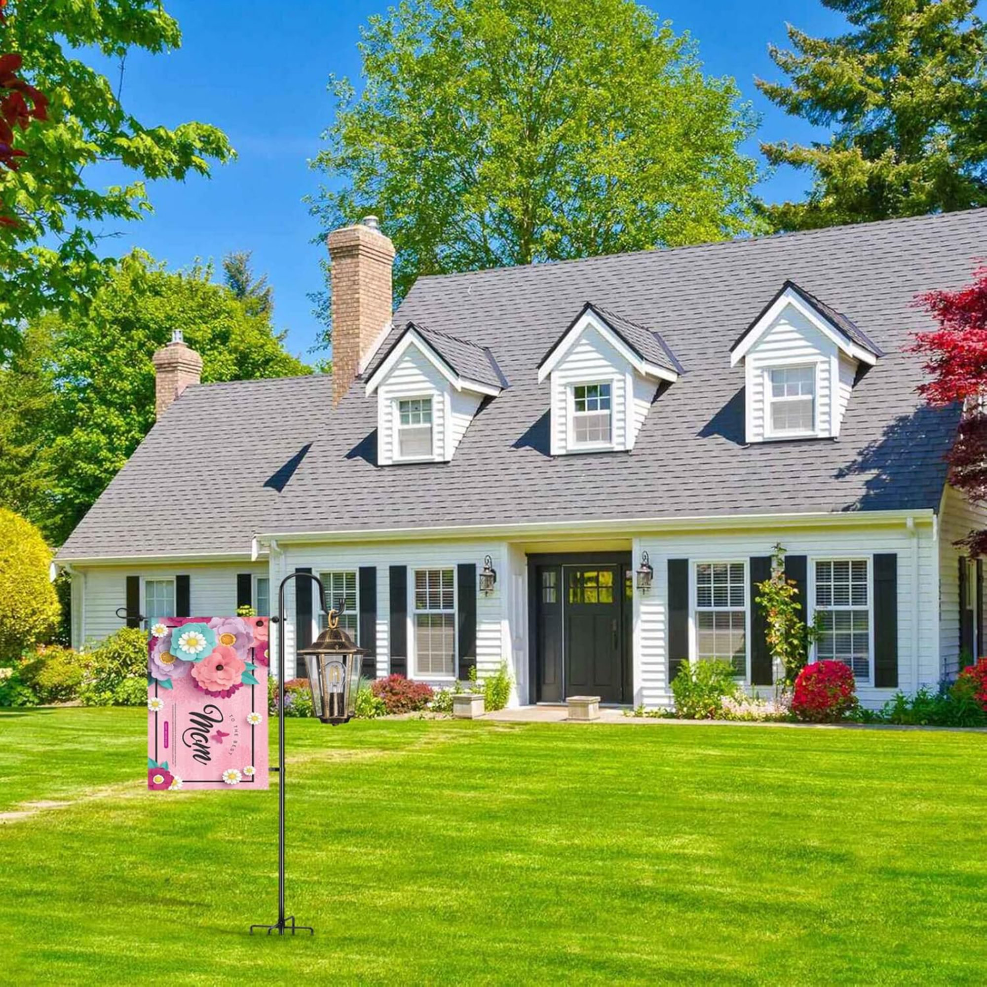 Winston Porter Garden Flag Stand - Upgraded Garden Flag Pole With ...