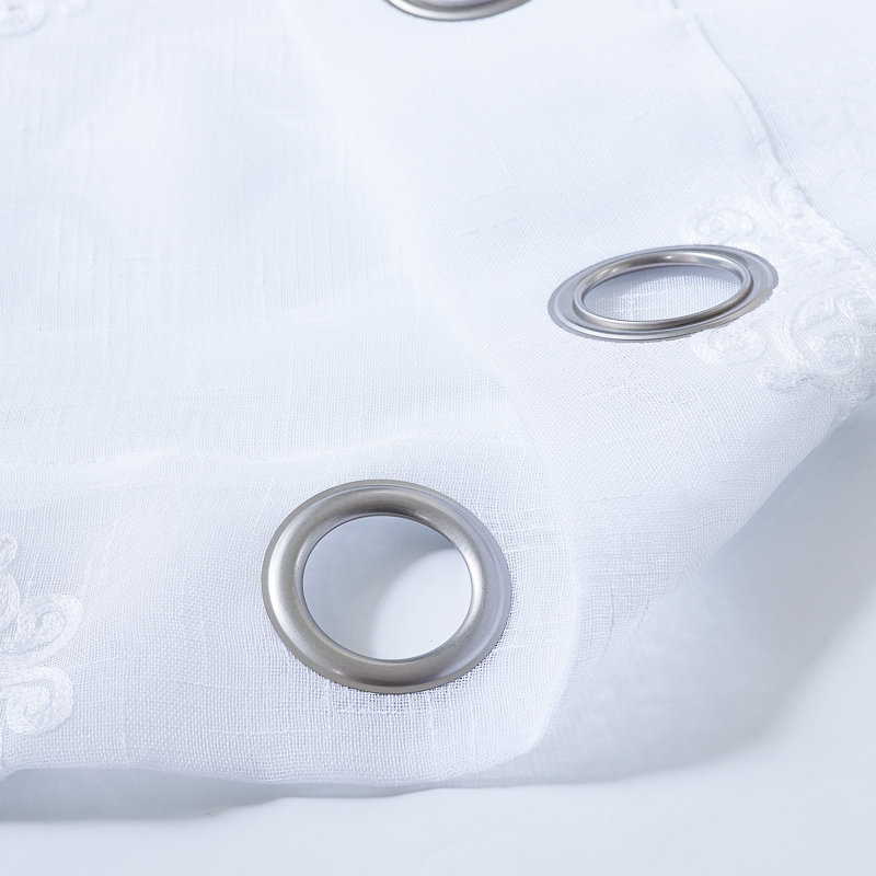 Kelly Clarkson Home Tempo Geometric Sheer Grommet Single Curtain Panel ...