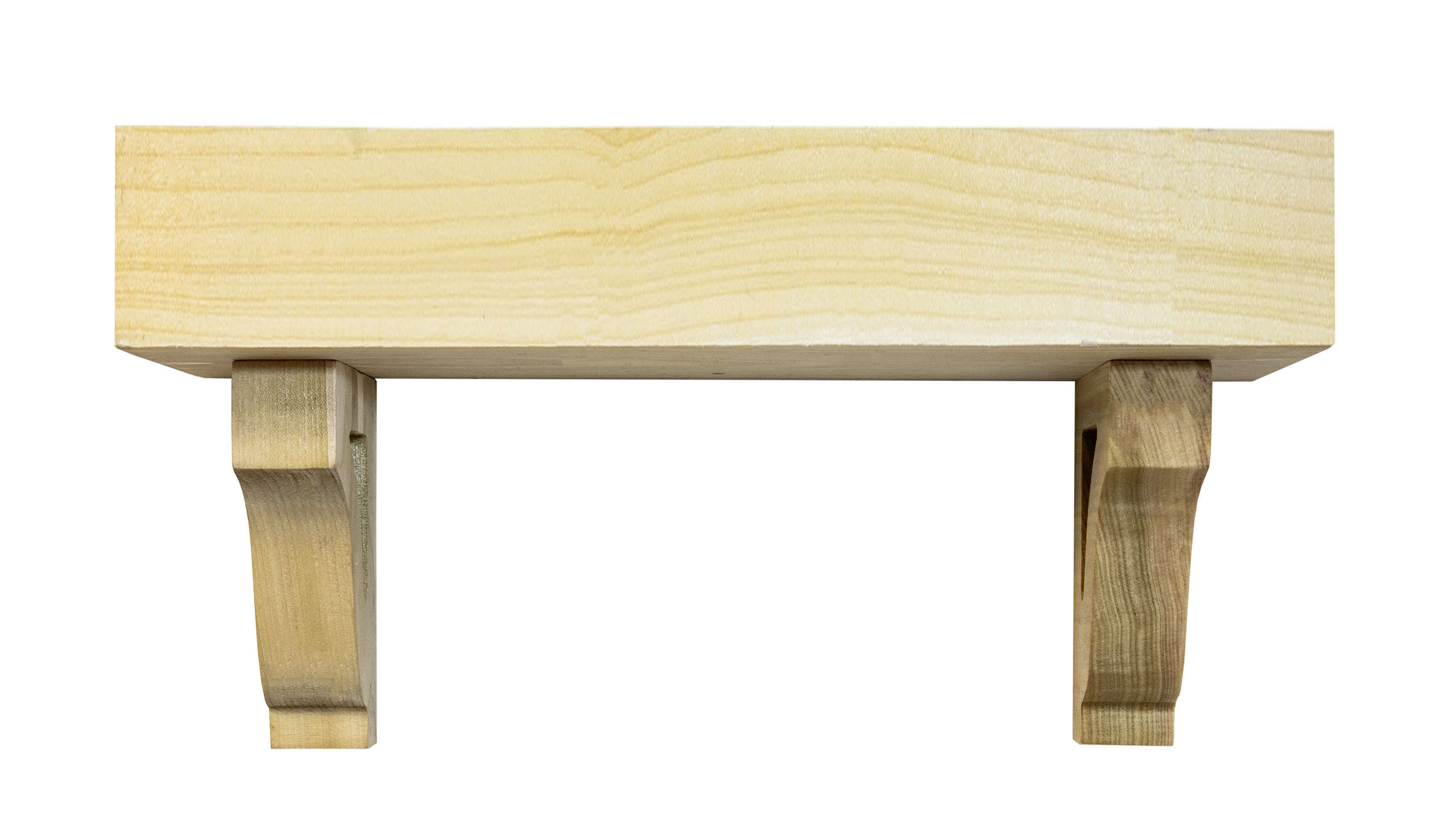 Canora Grey Poplar Floating Shelves W/Corbels - Wayfair Canada