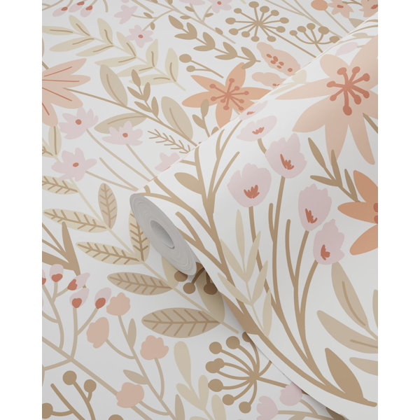 Red Barrel Studio® Symere Floral Double Roll | Wayfair