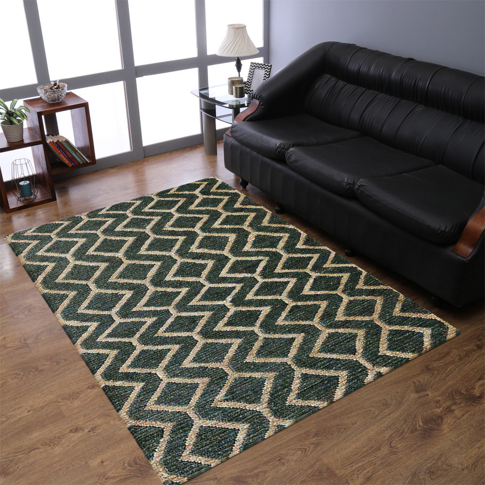 Foundry Select Lexi-Mai HAND KNOTTED SUMAK JUTE ECO-FRIENDLY SOLID AREA ...