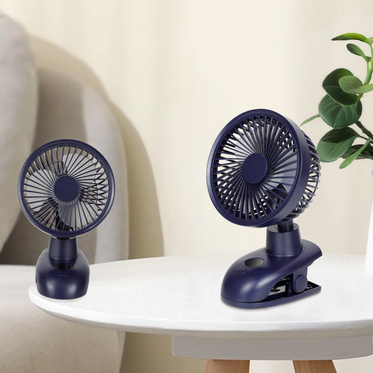 CBJKTX USB Quiet Table Fan - 4 speeds & 90 ° rotation Oscillating fan ...