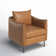 Trent Austin Design® Eamor Faux Leather Armchair with Unique Arms ...