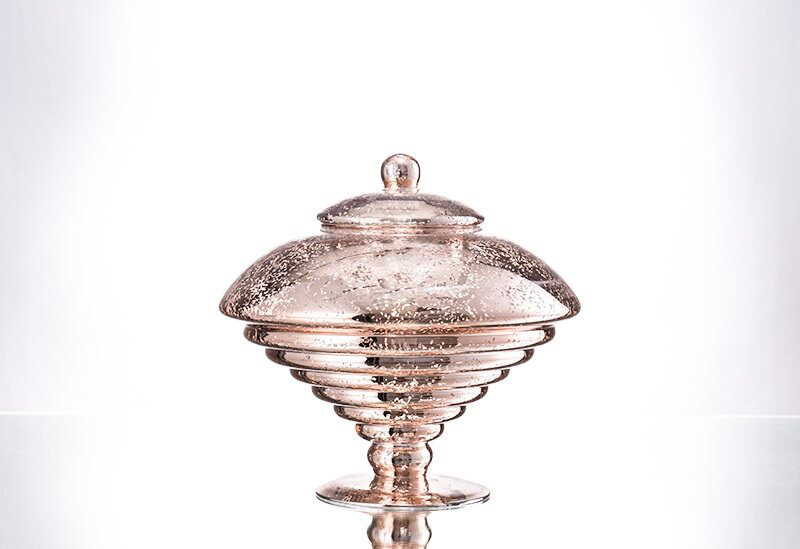 Diamond Star Glass D9.4"D11"H10" - DECORATIVE GLASS JAR | Wayfair