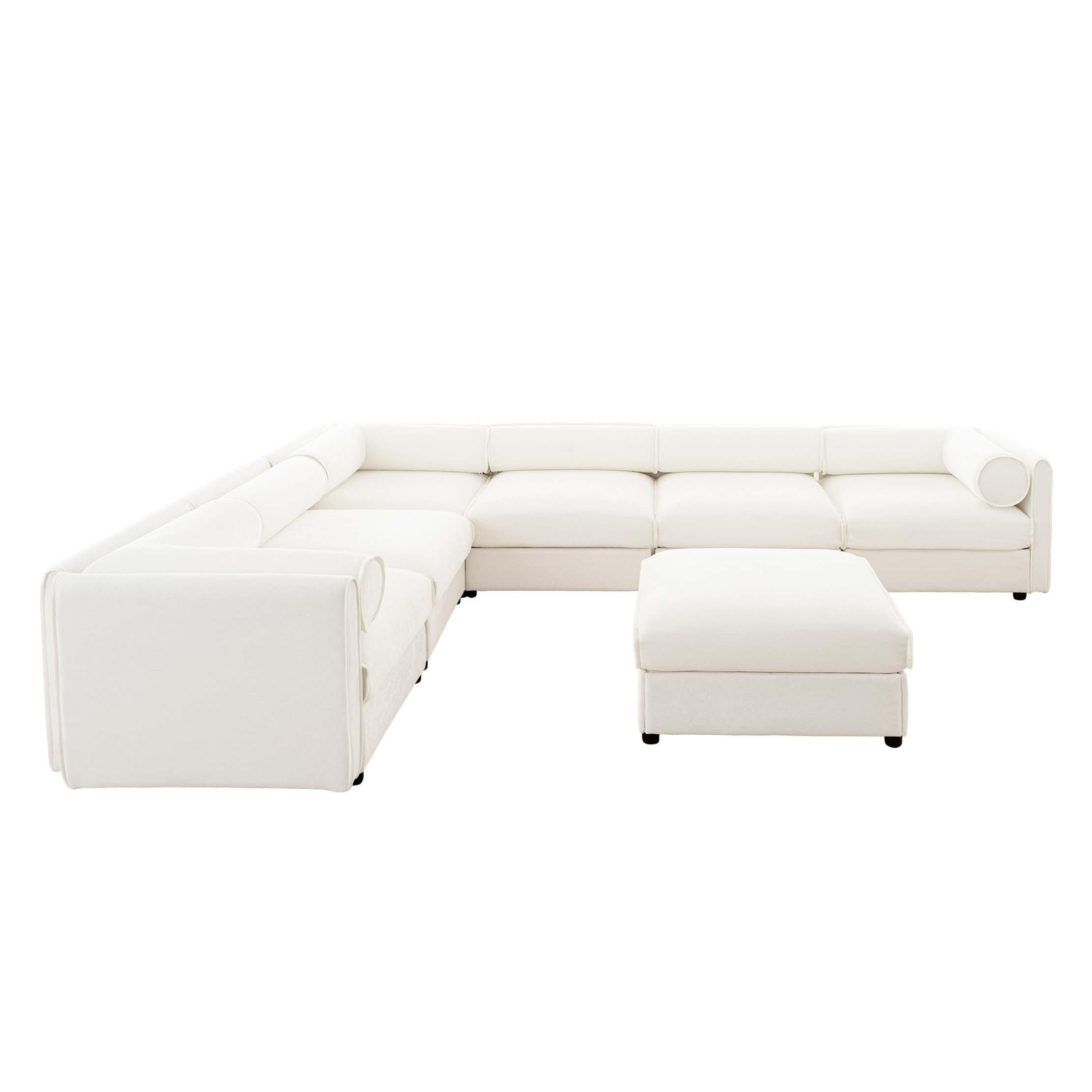 Latitude Run® Large Modular Sectional Sofa Sectional Couch With Storage ...