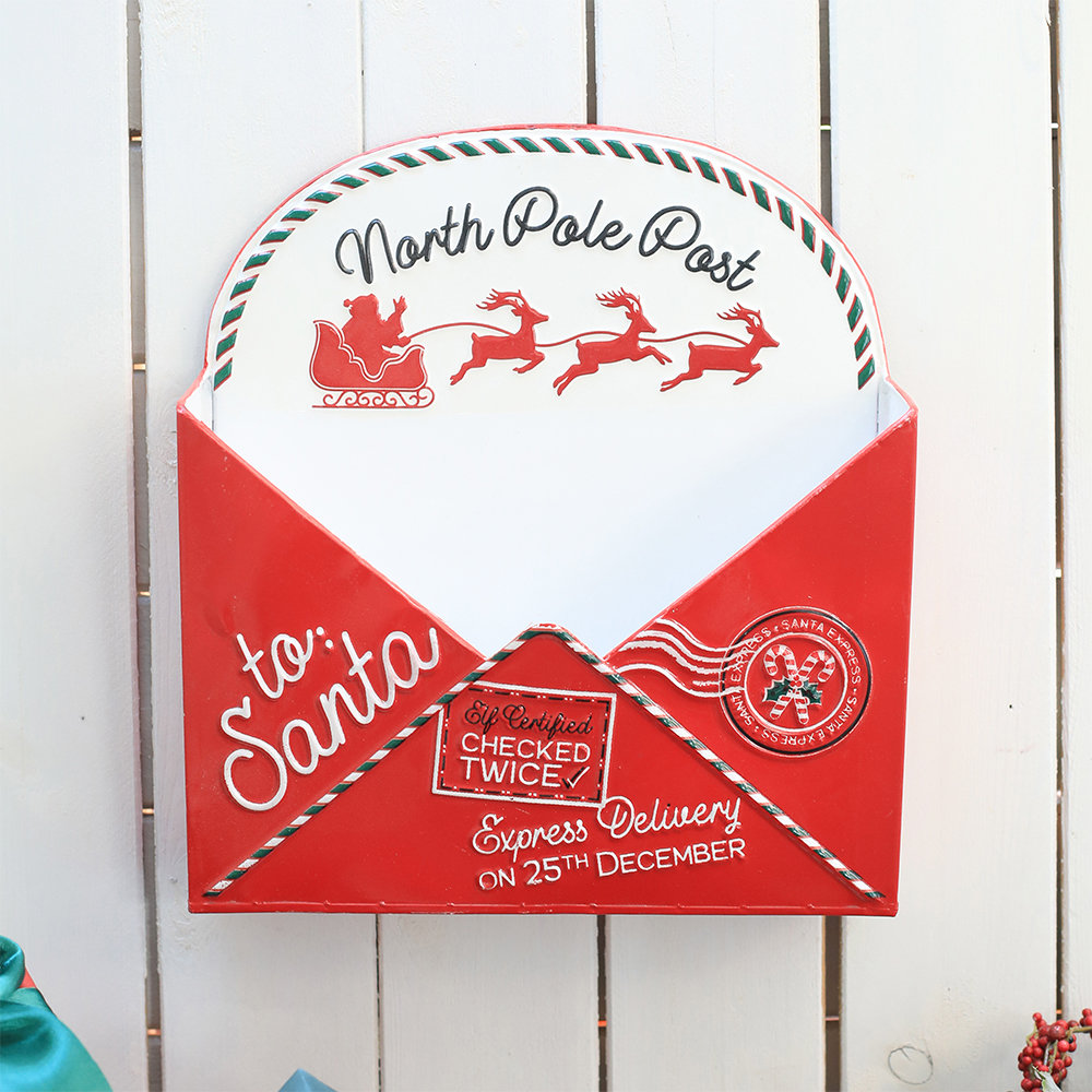 ALL CHIC HOME AND GARDEN LIMITED Christmas List Letter To Santa Post ...