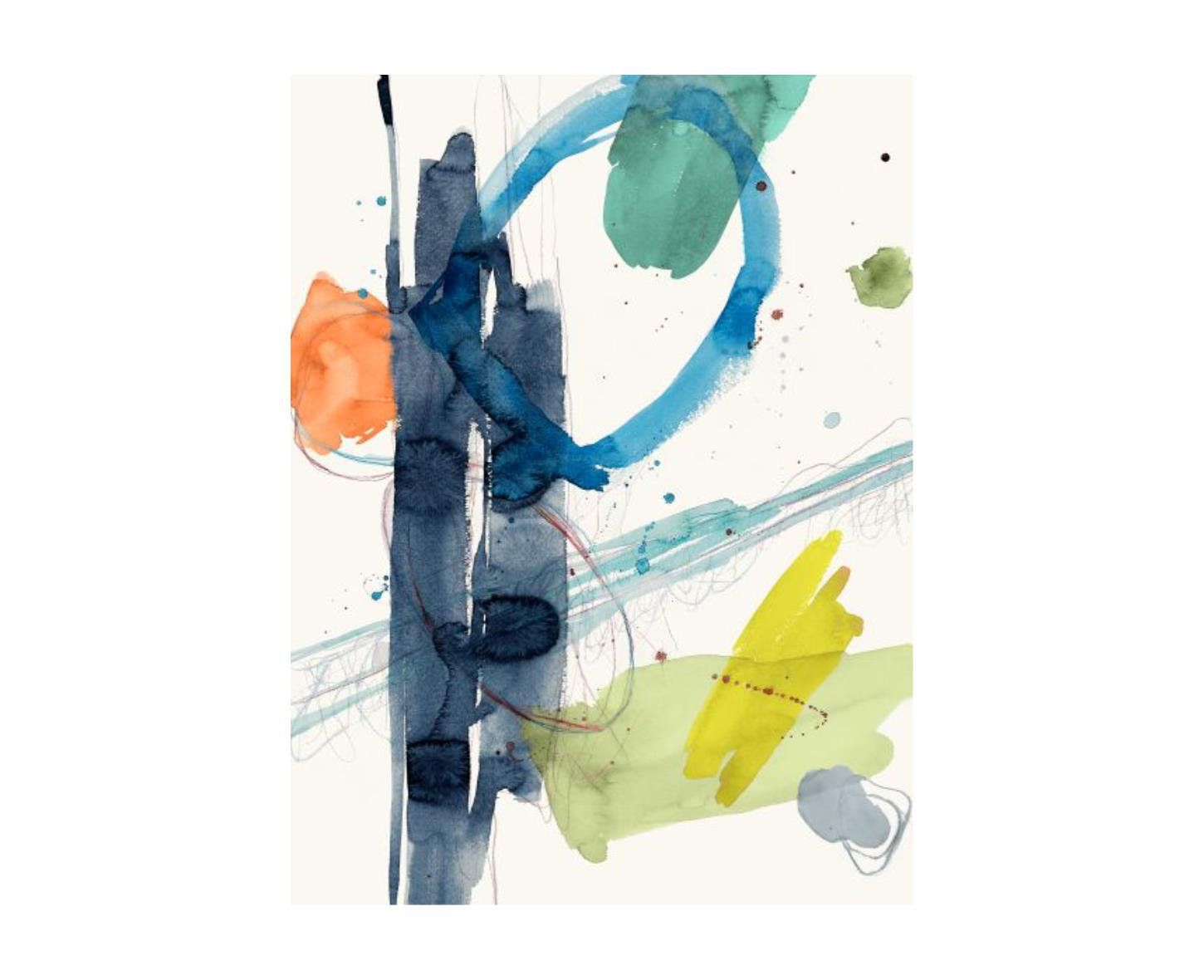 Chelsea Art Studio Rhythmical Movement I by Sara Brown - Painting | Wayfair