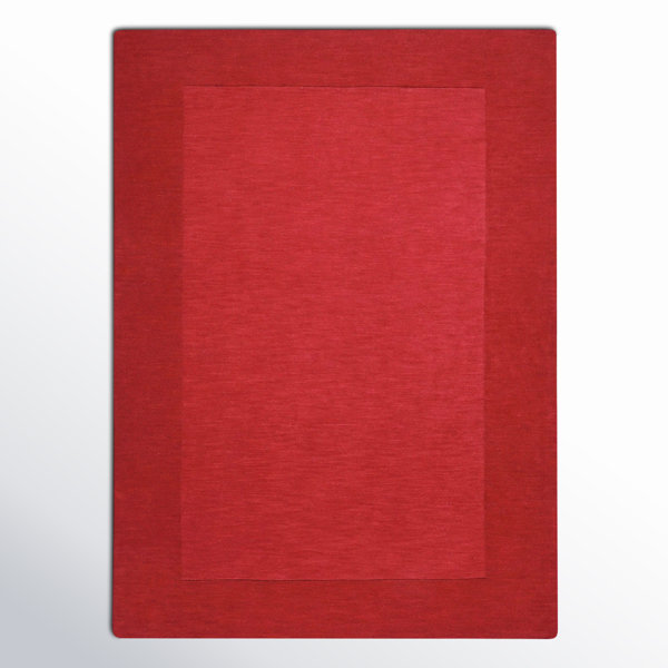 Dolma Handmade Loomed Wool Red/Scarlet Area Rug & Reviews | Birch Lane