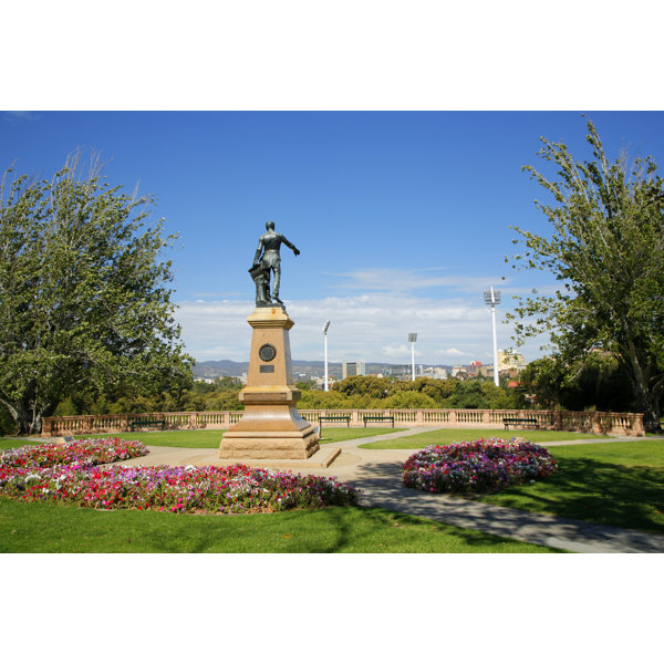 Latitude Run Statue Of William Light by Twobluedogs - Wrapped Canvas ...