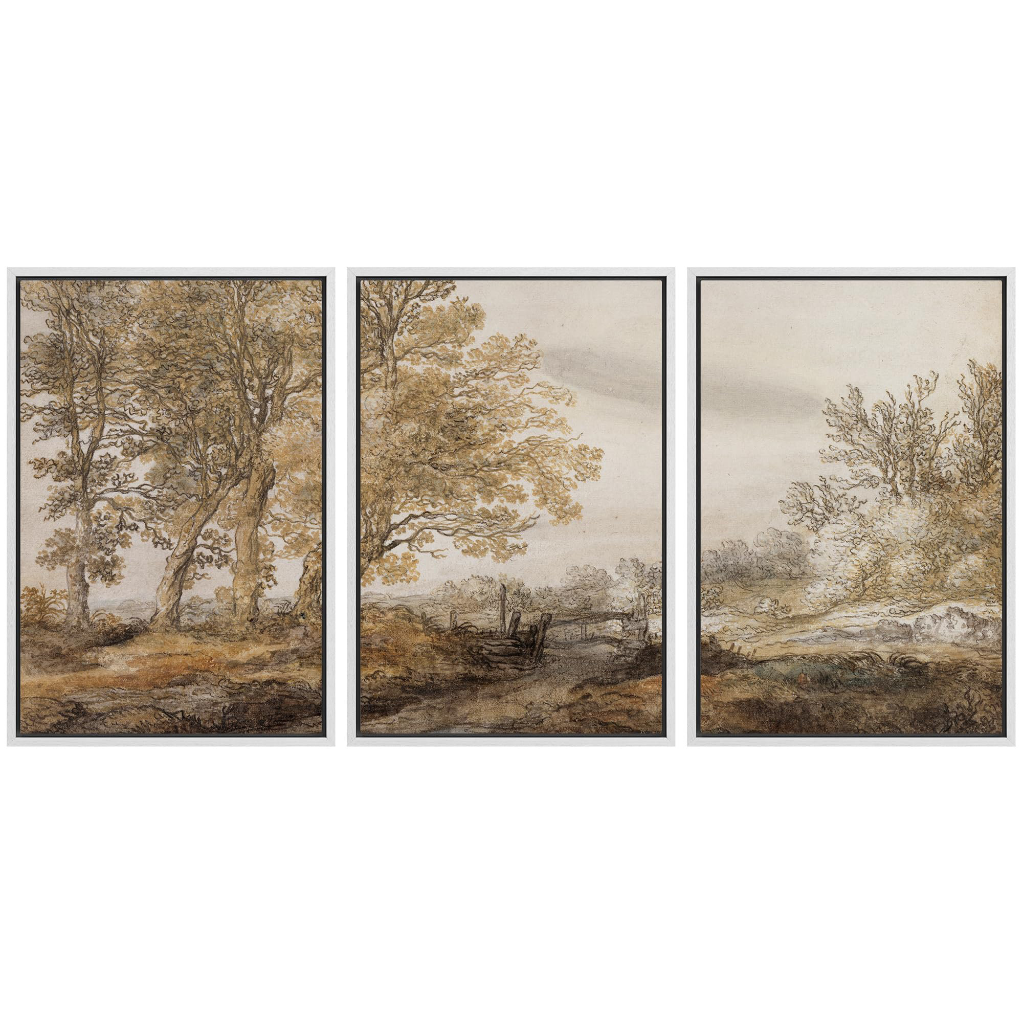wall26 " Pastoral Elegance Golden Age Landscape Nature Wilderness ...