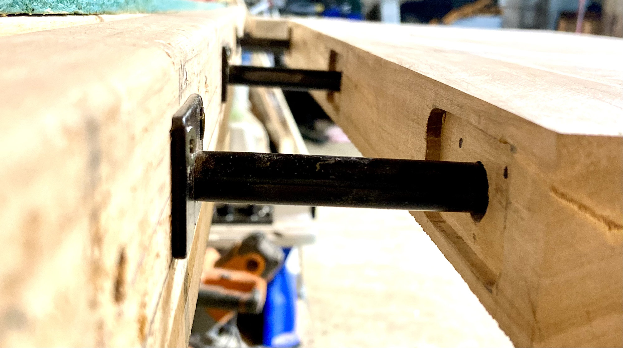 Foundry Select Custom Narrow Live Edge Walnut Wood Rustic Floating Wall ...