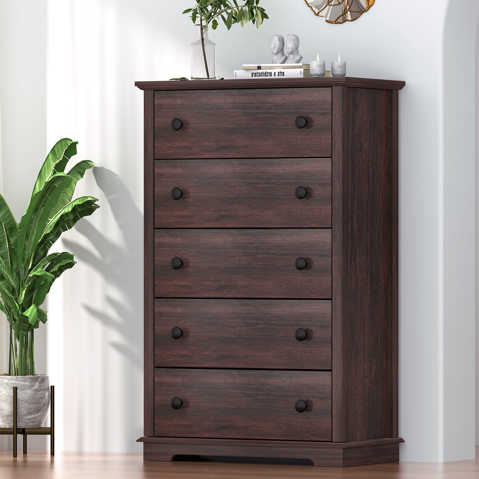 Winston Porter 5 - Drawer 47" Tall Dresser & Reviews | Wayfair