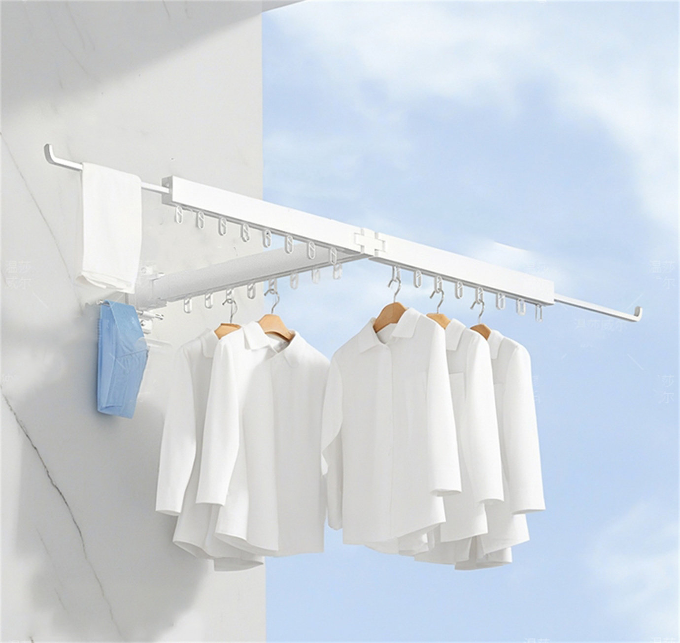 Meta Tarmor Spacemaster Pro Retractable Folding Clothes Rack | Wayfair