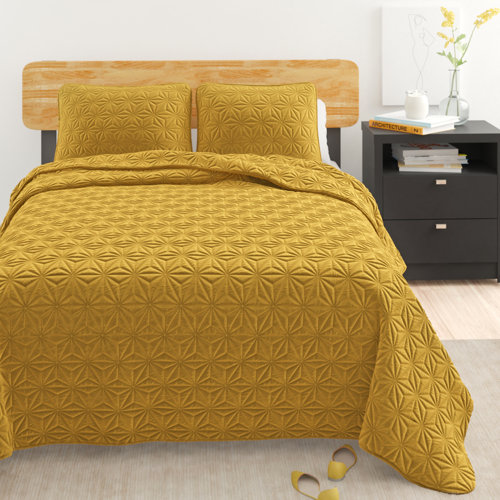 Yellow & Gold Bedding You'll Love | Wayfair