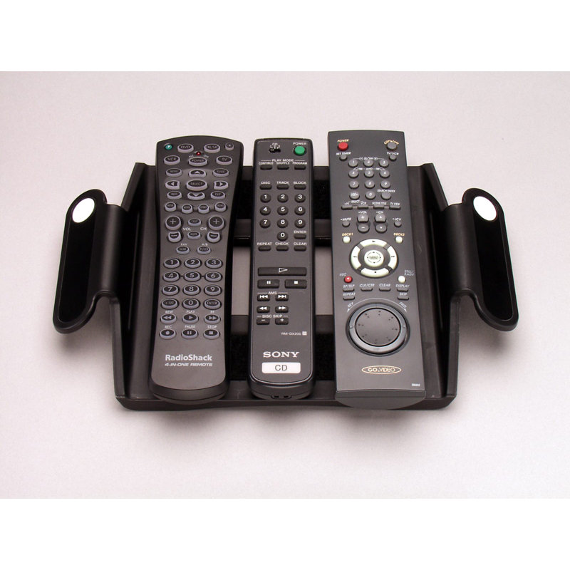Max Space Black Remote Control Holder | Wayfair